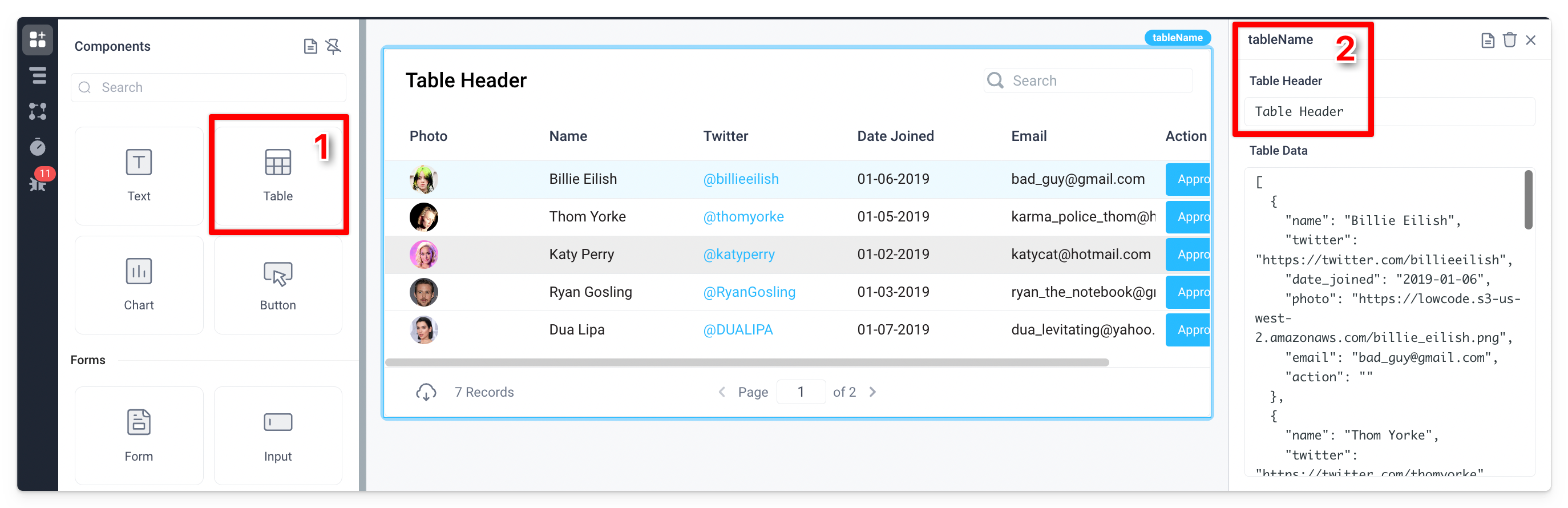 CRUD Actions In A Table Superblocks Docs